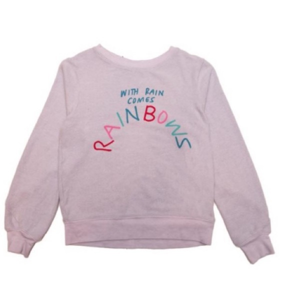 Wildfox | Shirts & Tops | Wildfox Kids With Rain Comes Rainbows Baggy ...